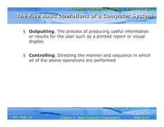 Chapter02 basic computer organization | PDF