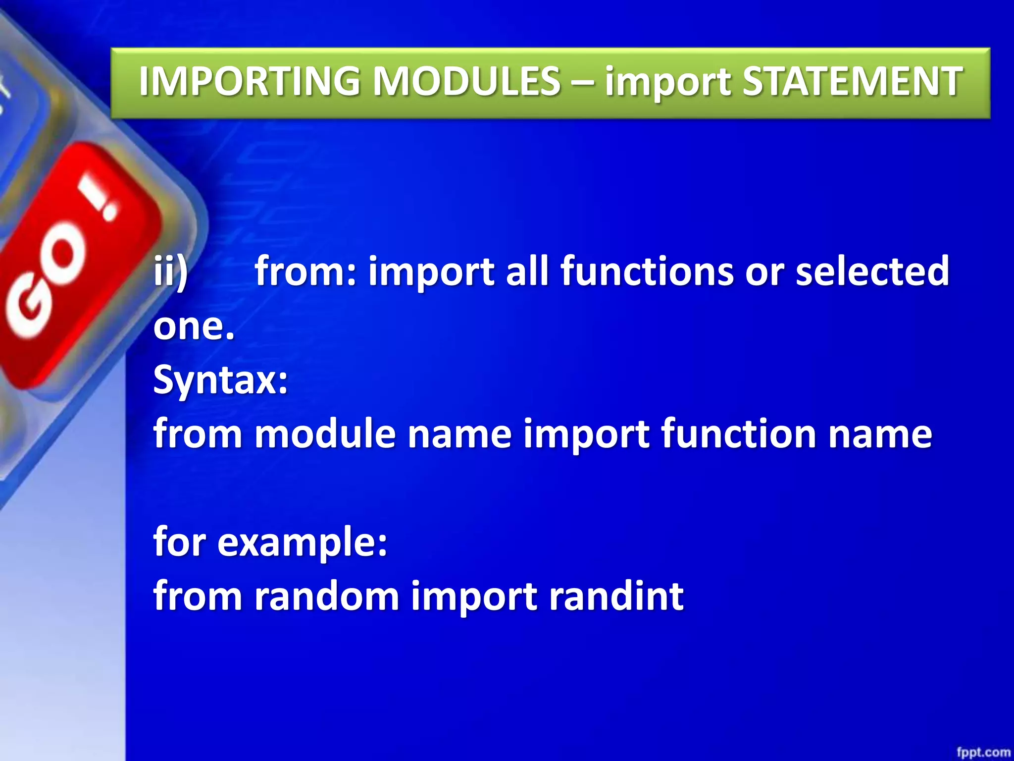 Chapter 02 functions -class xii | PPTX | Programming Languages | Computing