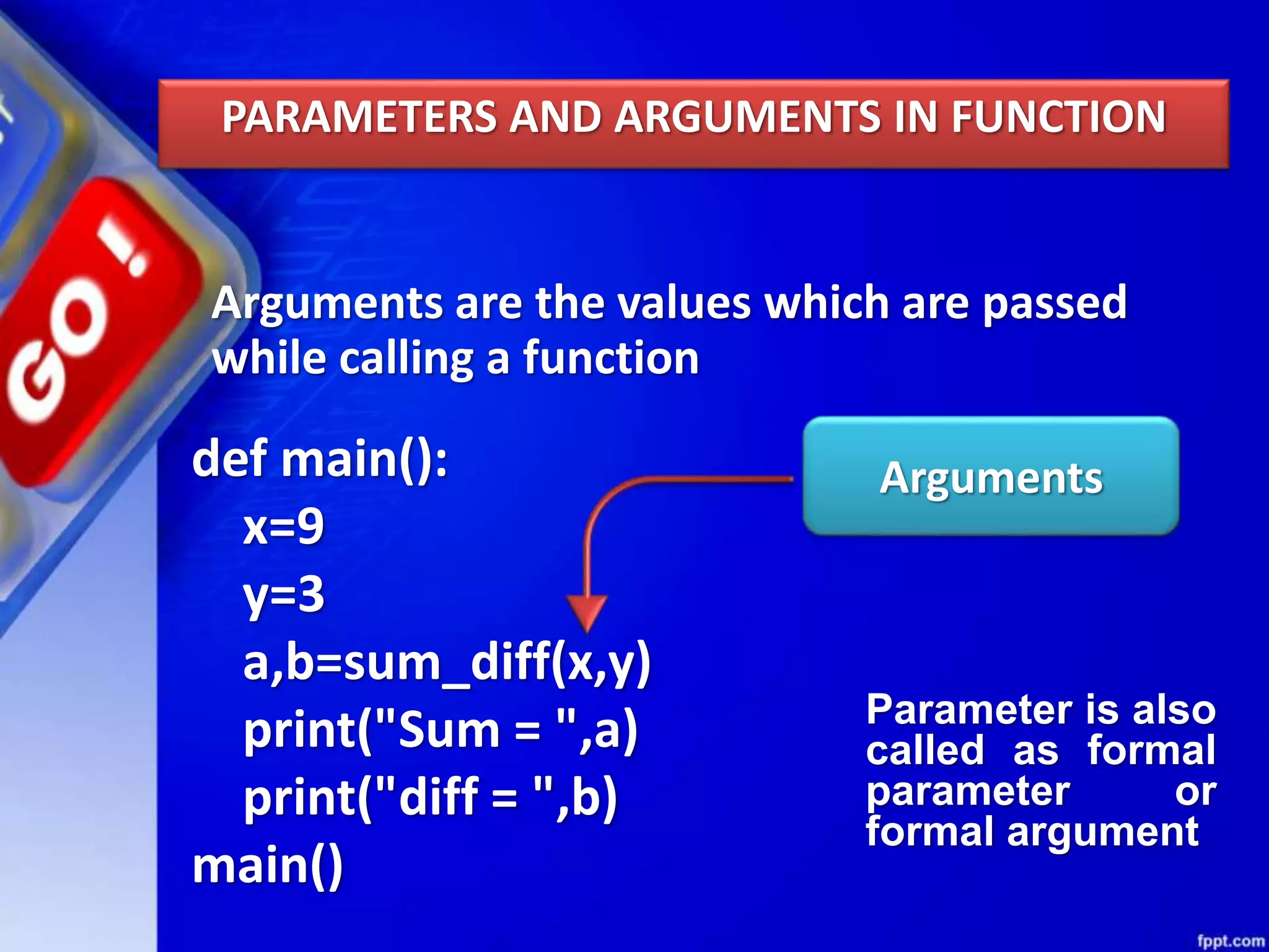 Chapter 02 functions -class xii | PPTX | Programming Languages | Computing