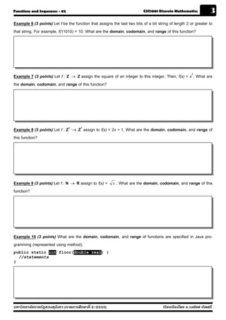 Discrete-Chapter 02 Functions and Sequences | PDF | Chemistry | Science