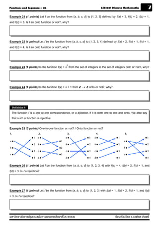 Discrete-Chapter 02 Functions and Sequences | PDF | Chemistry | Science