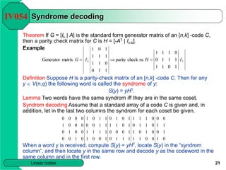 CHAPTER 02 - Linear codes.ppt