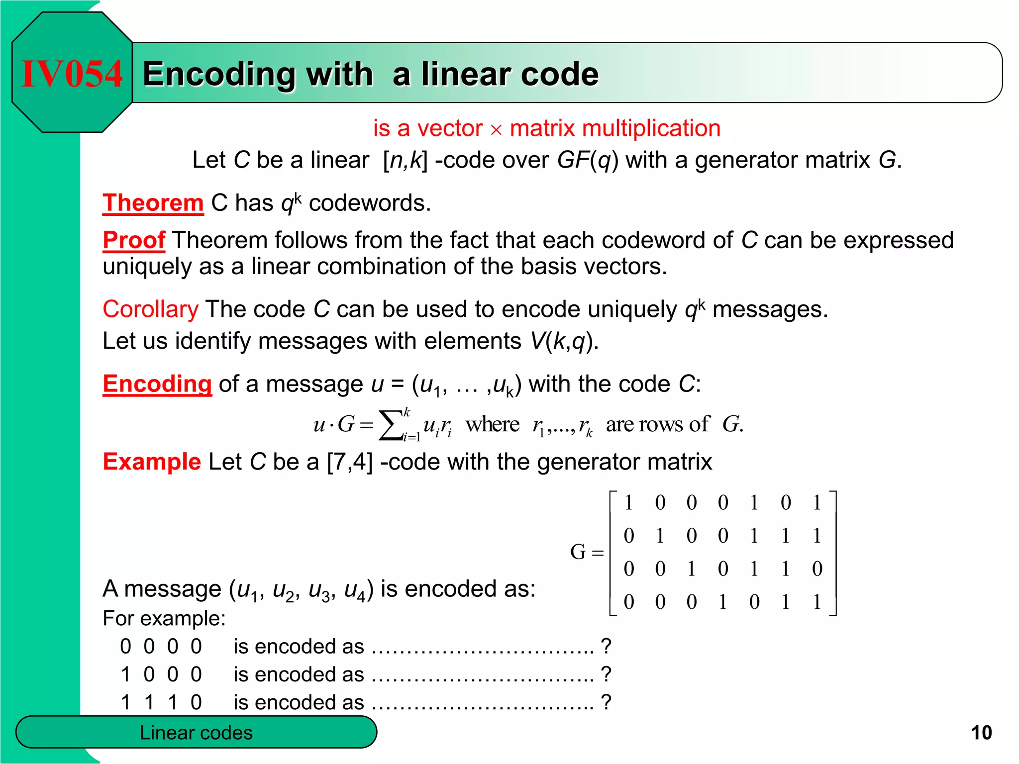 CHAPTER 02 - Linear codes.ppt