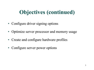 Chapter02 Managing Hardware Devices | PPT