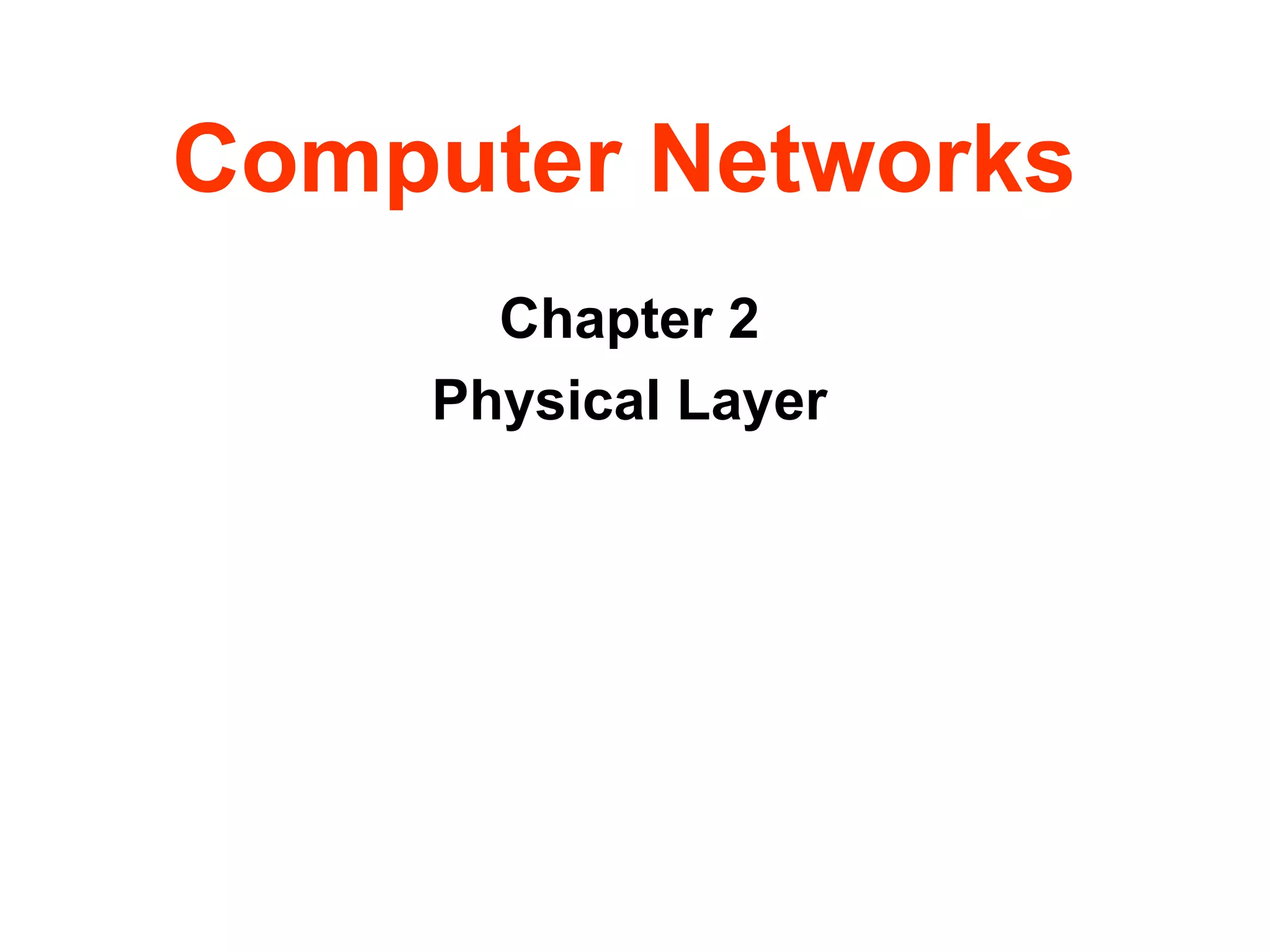 Physical Layer | PPT