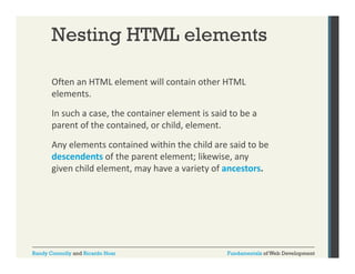 HTML: An Introduction | PDF
