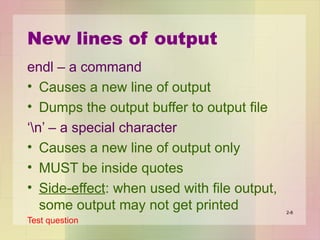 Chapter 2 Introduction to C++ | PPT