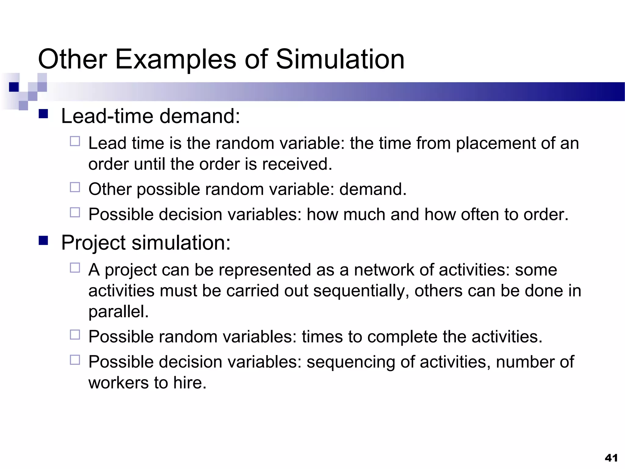 Chapter 02 simulation examples | PPT