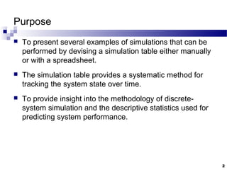 Chapter 02 simulation examples | PPT