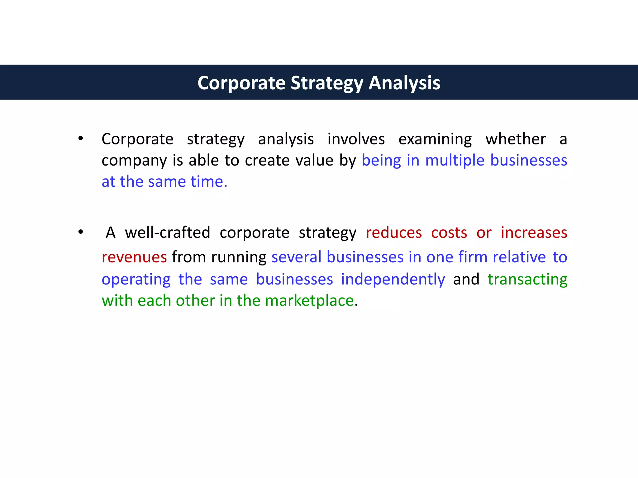 Chapter 02 strategy analysis | PPTX