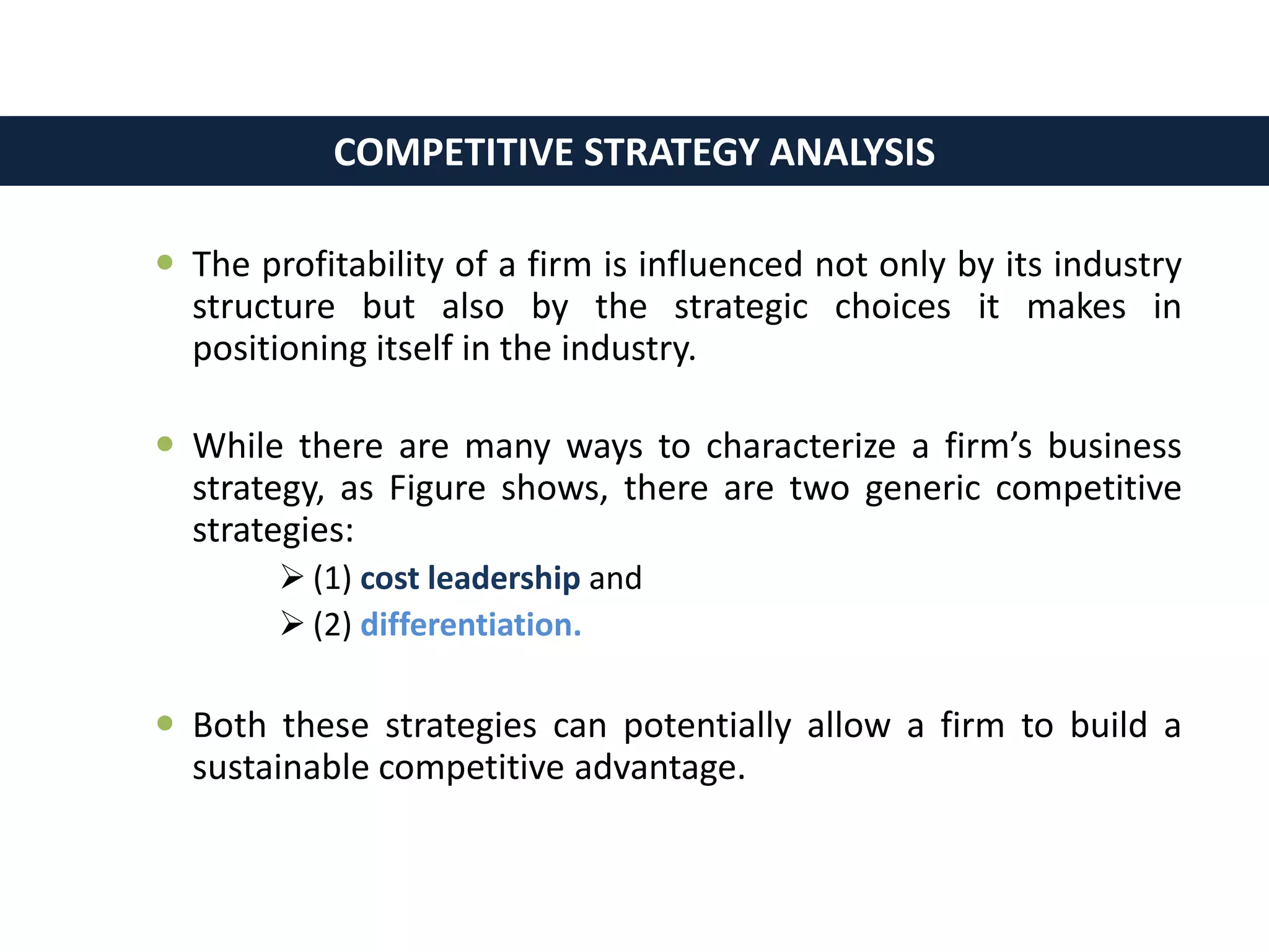 Chapter 02 strategy analysis | PPTX