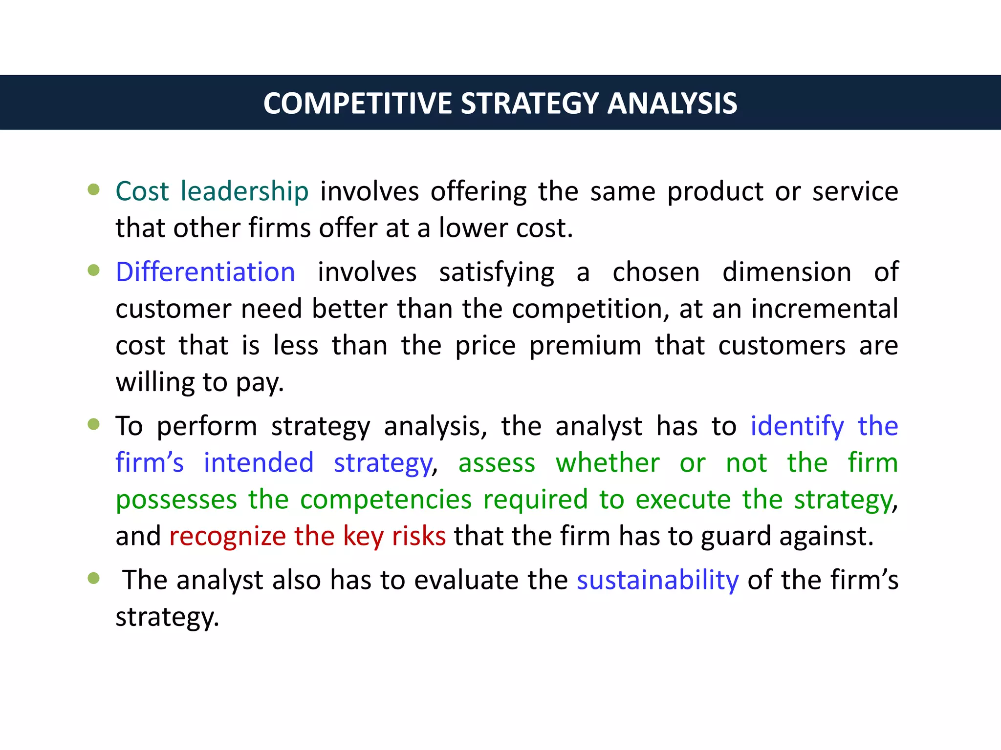 Chapter 02 strategy analysis | PPTX