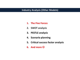 Chapter 02 strategy analysis | PPTX