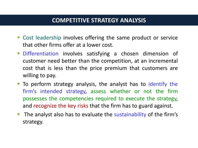 Chapter 02 strategy analysis | PPTX | Business Administration | Business
