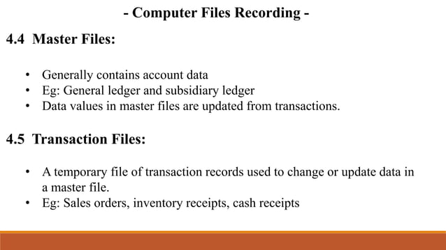 Chapter 02 - Transaction Processing System | PPT