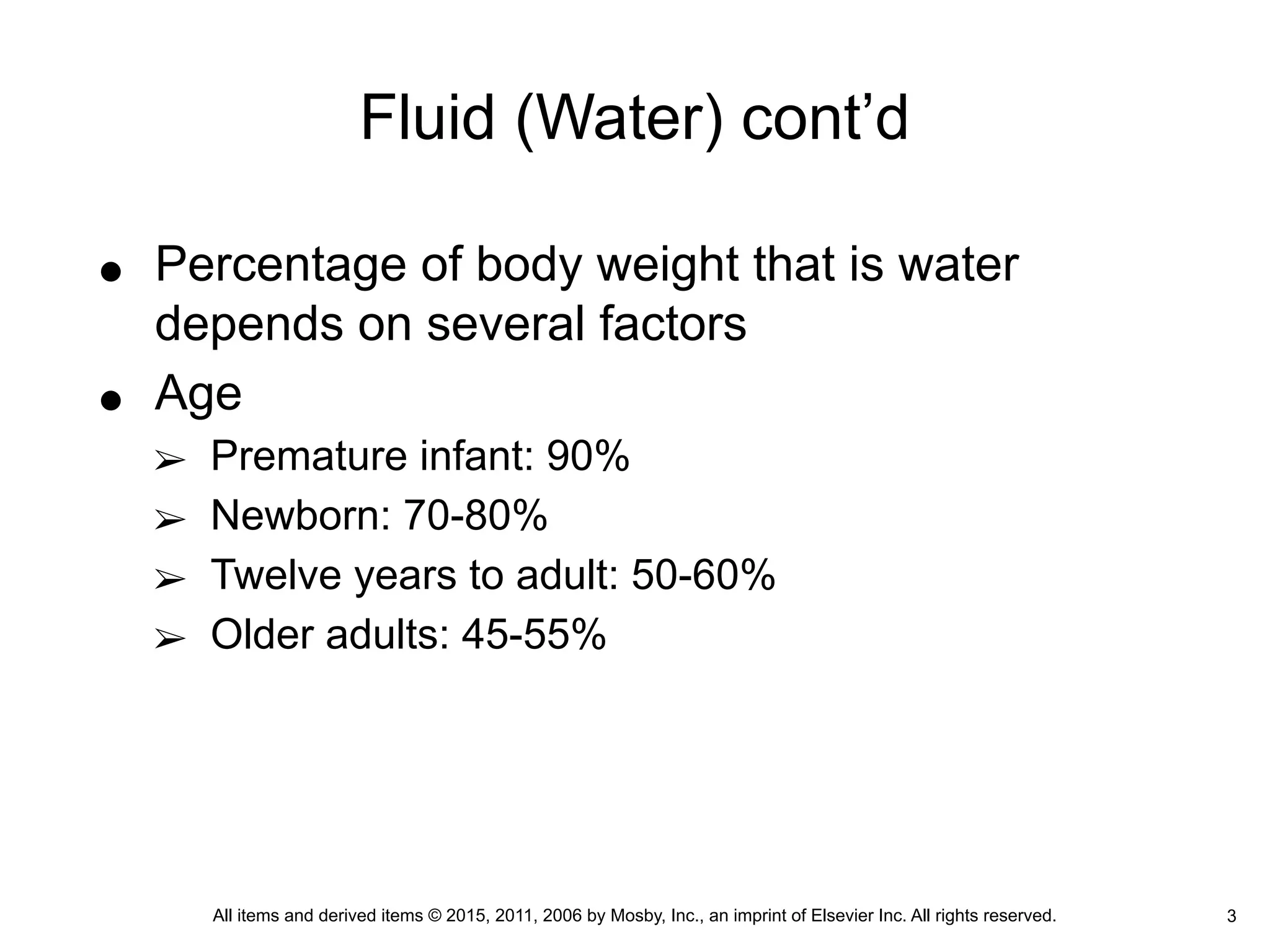 Fluid and electrolyte imbalance occurs when your body has too much or ...