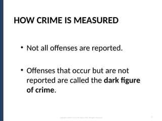 Criminal justice introduction how crime is measured | PPTX