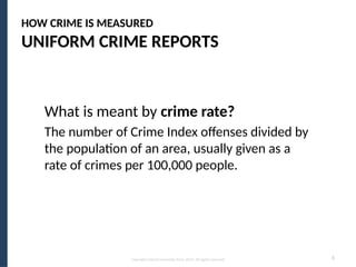 Criminal justice introduction how crime is measured | PPTX