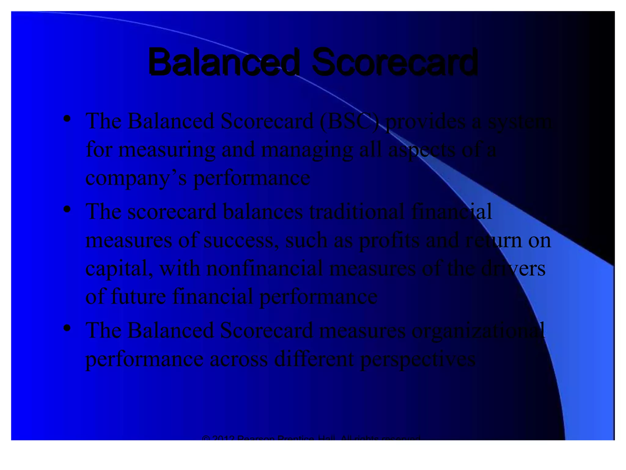 Chapter 02 The Balanced Scorecard and Strategy Map | PDF