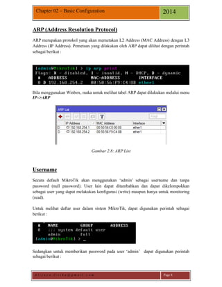 Chapter 02 – basic configuration | PDF