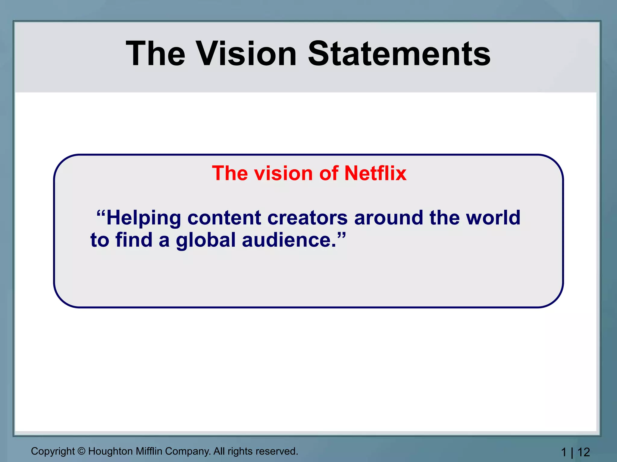 Chapter 02 Charting a Company's Direction-Its Vision, Mission ...