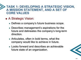Chapter 02 Charting a Company's Direction-Its Vision, Mission ...