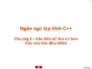 Chapter02 data types_control_structures | PPT