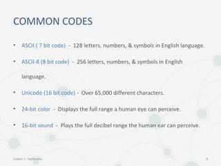 Chapter 2 Digital Data | PPT