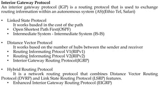 IP Routing.pptx | Computer Networking | Computing
