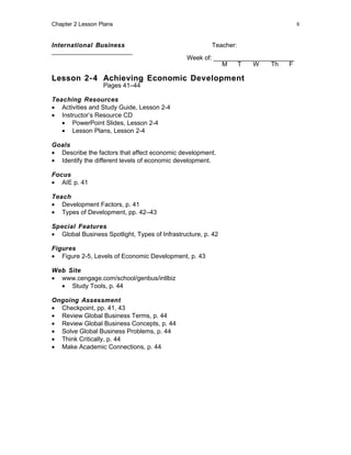 Chapter 02 lesson plans | DOC