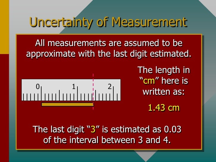 Lecture 01 Measurements