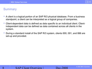 Chapter 02 sap client overview | PPT