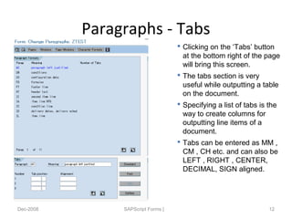 Chapter 02 sap script forms | PPT