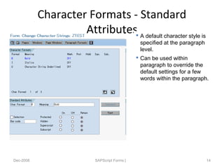 Chapter 02 sap script forms | PPT