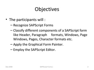 Chapter 02 sap script forms | PPT