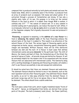 Chapter 02 seasoning and flavoring | DOC