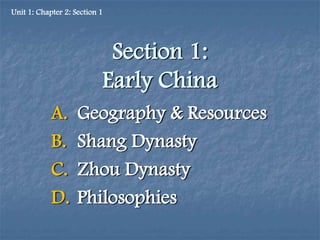 AP WH Chap 02 Early Civilizations | PPTX