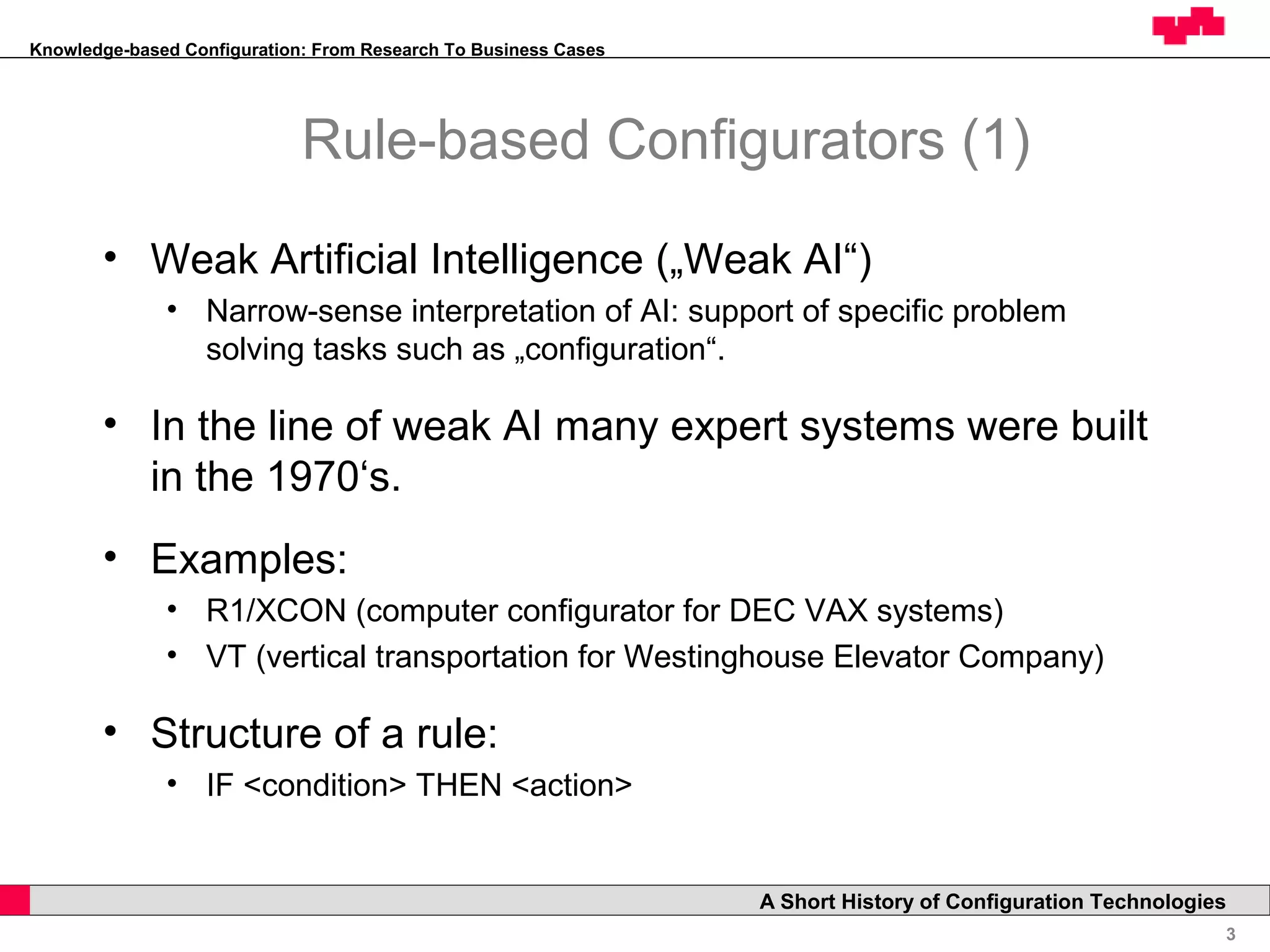 A Short History of Configuration Technologies | PPT