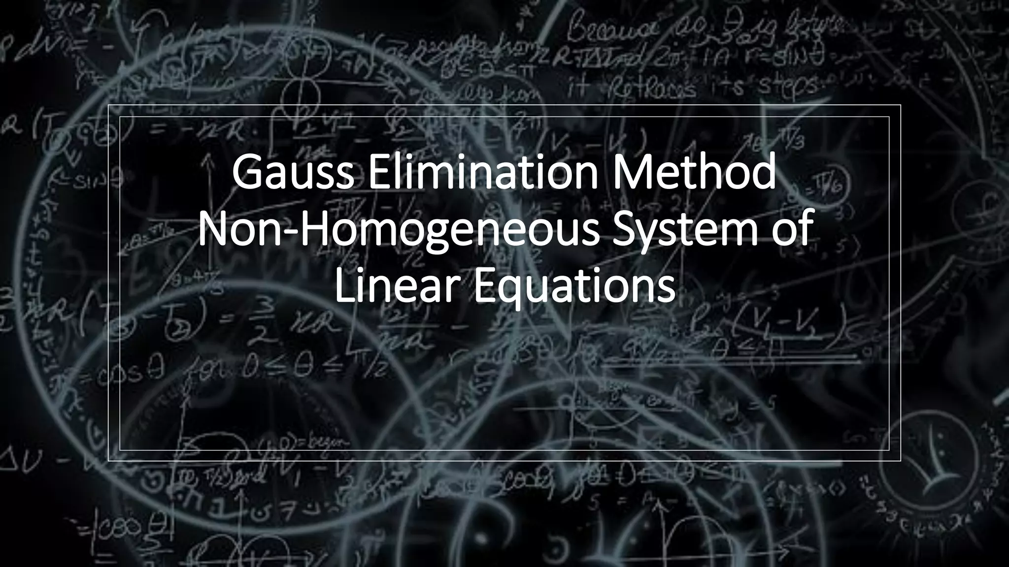 System Linear Equations Pdf