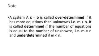 system linear equations | PDF
