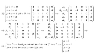 system linear equations | PDF