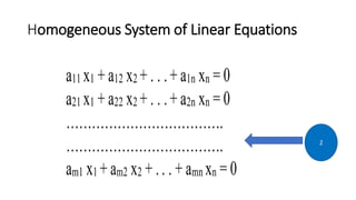 system linear equations | PDF