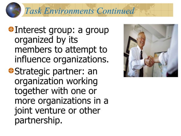 Chapter # 02 the organizational environment | PPTX | Environmental ...