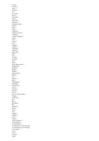 pandas_learning | PDF