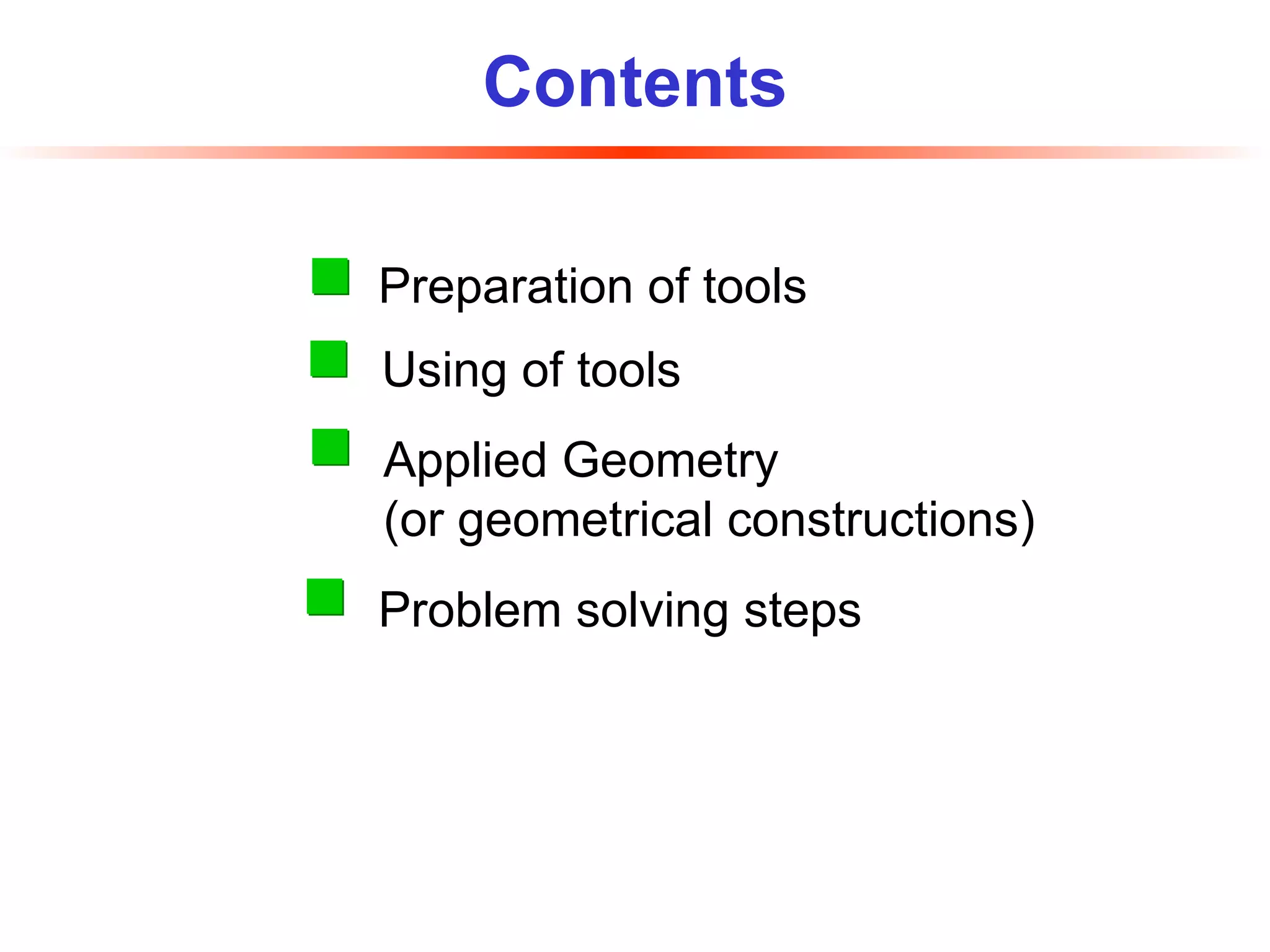 Engineering Drawing: Chapter 02 using drawing tools | PPT