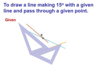 Chapter 02 Using Drawing Tools.pptx engineering drawing techniques | PPTX