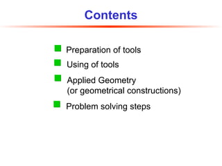 Chapter 02 Using Drawing Tools in engineering drawing | PPT