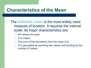 chapter03-Describing data Numerical Measures | PPT