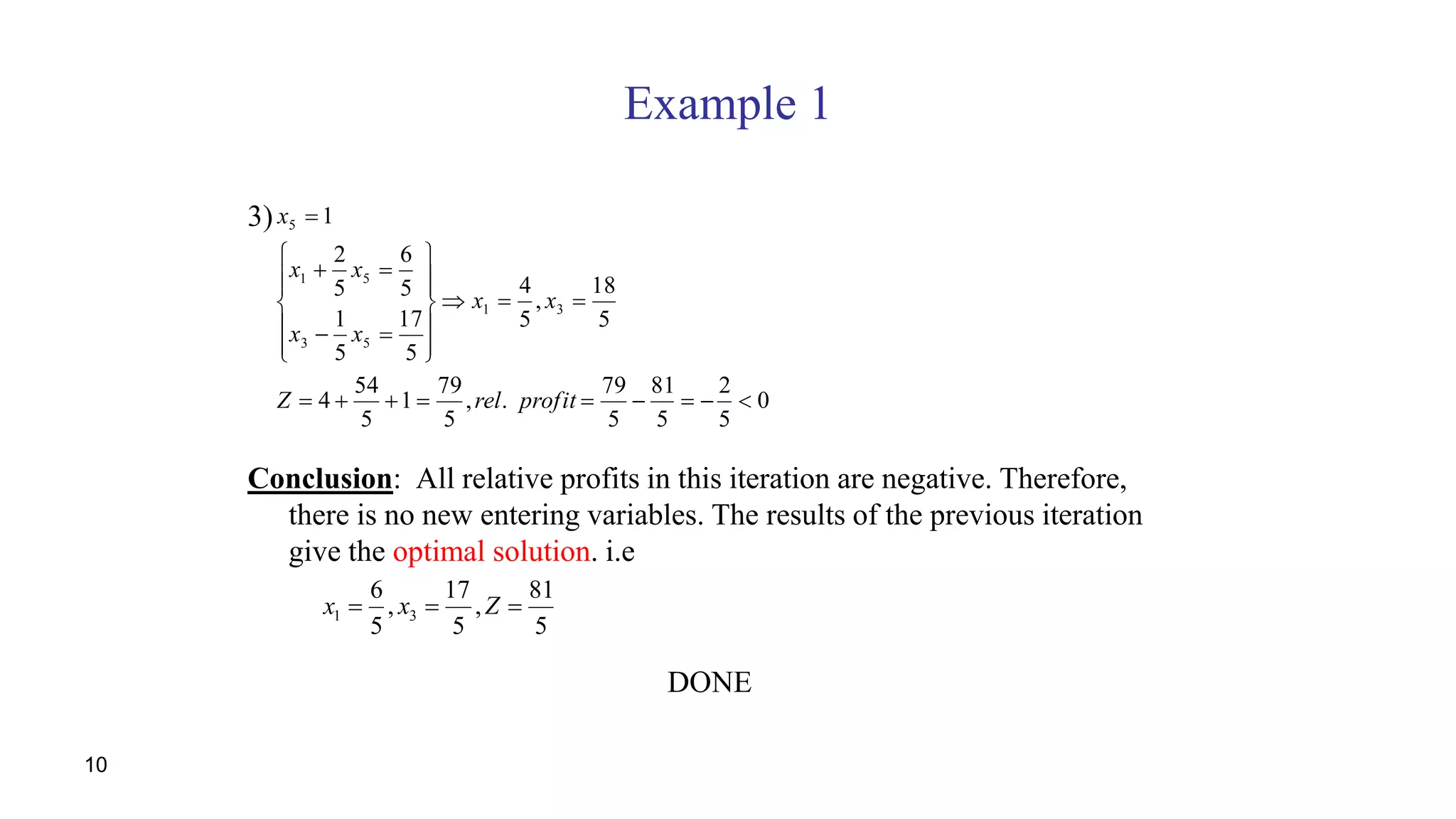 Operations Research - Simplex Method Principles | PPTX
