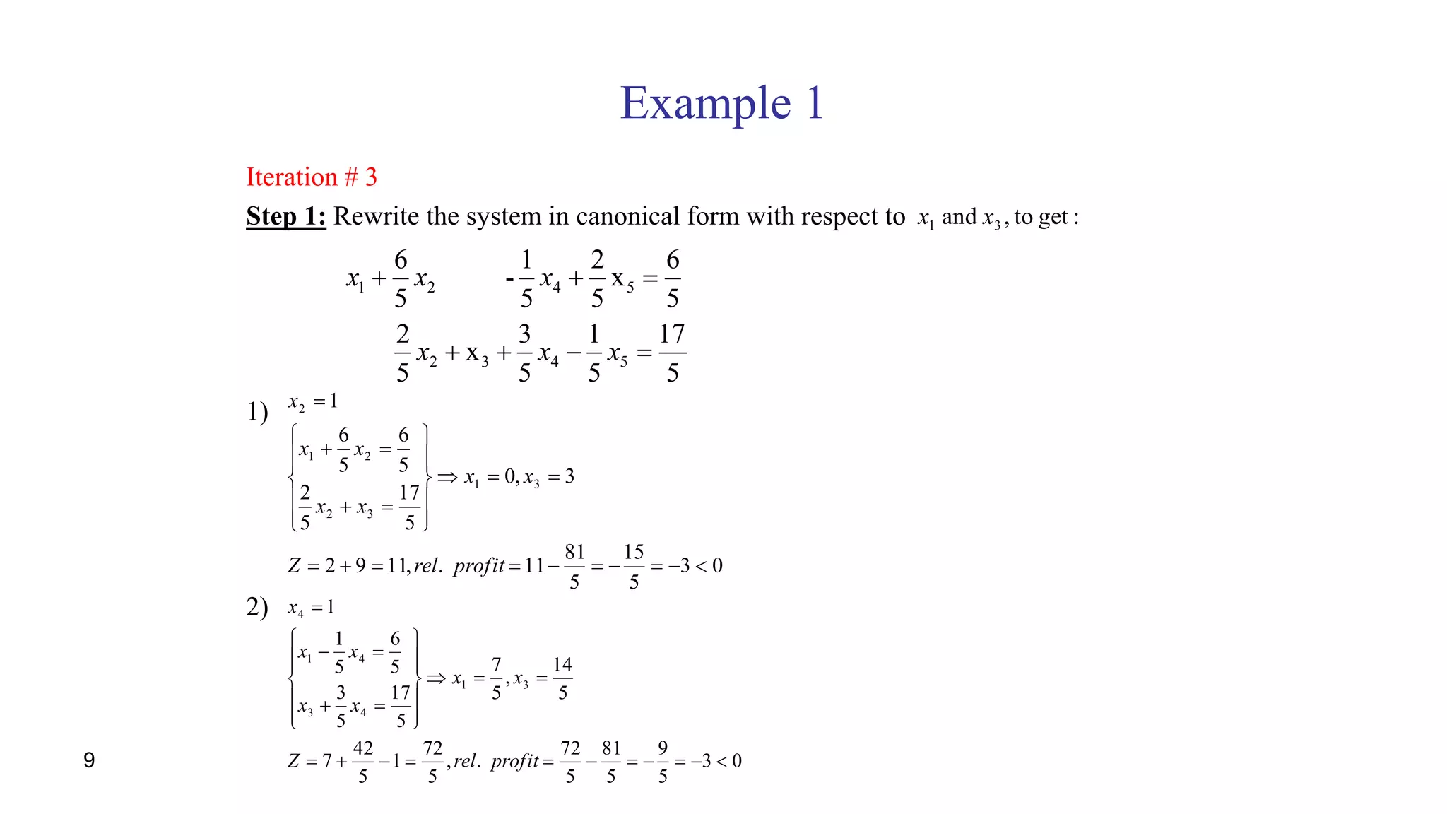 Operations Research - Simplex Method Principles | PPTX